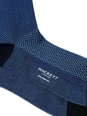 HACKETT LONDON Patterned Crew Socks