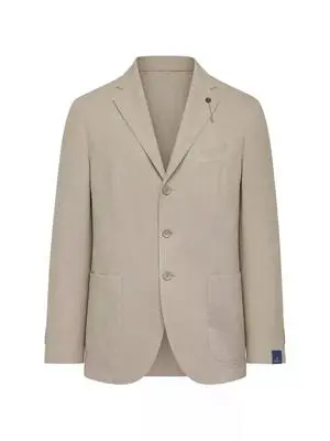 SANTANIELLO Notched-lapel Single-breasted Blazer