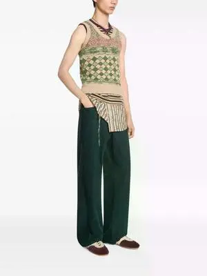 Dries Van Noten Jacquard Wool Sweater