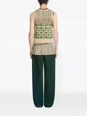 Dries Van Noten Jacquard Wool Sweater