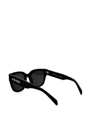 Prada Logo Plaque Sunglasses - Black
