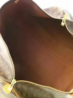 LOUIS VUITTON 2003 Monogram Keepall 55 Boston Bag