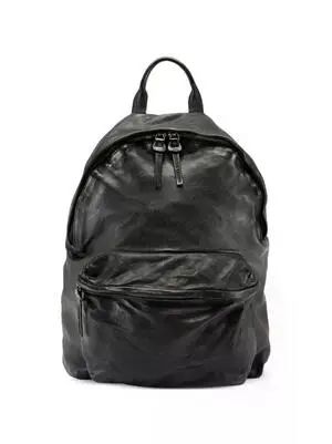 Officine Creative Front-zip Backpack - Black