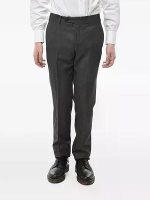 Corneliani Academy Pressed-crease Trousers - Grey
