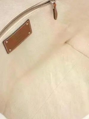 Prada Logo Print Canvas Tote Bag