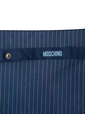 Moschino Pinstripe-print Logo-print Umbrella