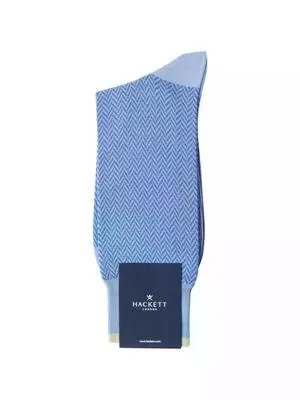 HACKETT LONDON Herringbone Patterned Dress Socks