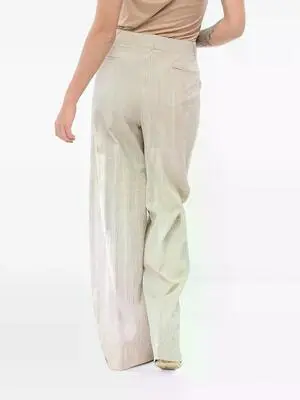 QL2 QUELLEDUE Striped Wide-leg Trousers