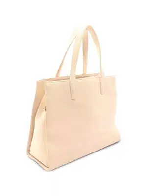 Loewe Beige Leather Anagram Handbag