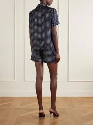 Saint Laurent Printed Silk-twill Shirt