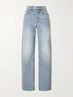 Saint Laurent Neo 90s High-rise Straight-leg Jeans - Blue