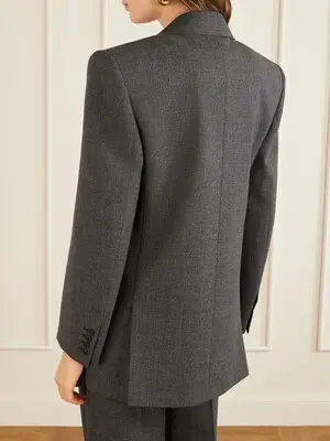 Saint Laurent Wool Double-breasted Blazer