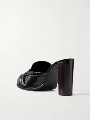 Saint Laurent Le Loafer Eel Pumps