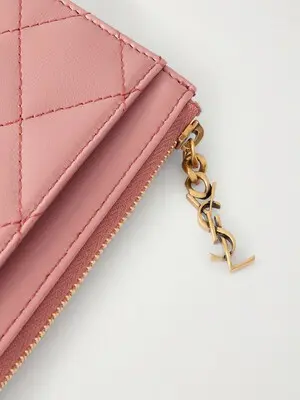 Saint Laurent Quilted Leather Wallet