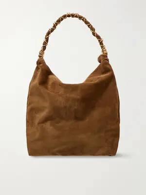 Saint Laurent Amalia Medium Suede Tote