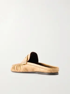 Saint Laurent Le Loafer Eel Slippers