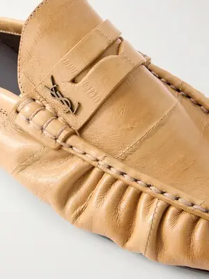 Saint Laurent Le Loafer Eel Slippers