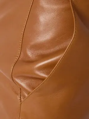 Saint Laurent Leather Skirt