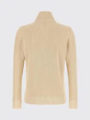 MAISON MARGIELA Wool And Cotton Blend Zip-up Cardigan - Beige