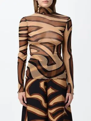 Emilio Pucci Long Sleeve High Neck Top