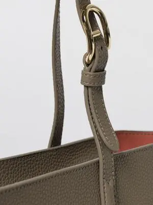 Furla Ava Grained Leather Shoulder Bag - Dust