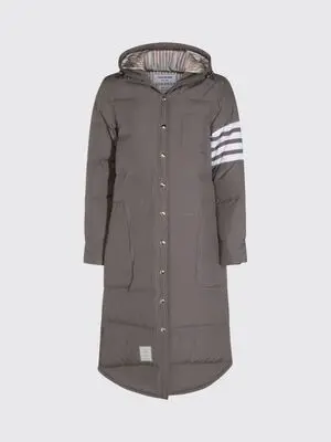 Thom Browne Down Coat With Signature Stripes