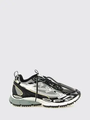 Off-White Leather And Mesh "be Right Back" Low-top Sneakers - Multicolor