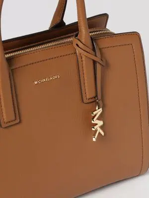 Michael Kors Laila Medium Leather Handbag - Camel