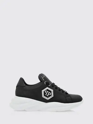 Philipp Plein Embellished Leather Trainers