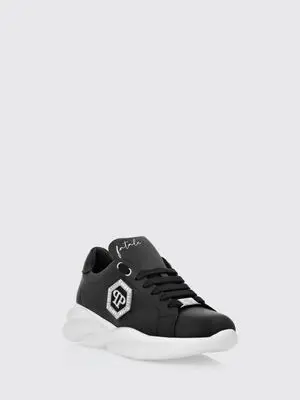 Philipp Plein Embellished Leather Trainers
