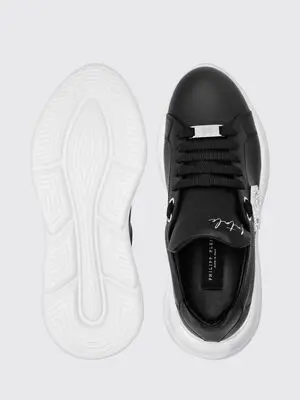 Philipp Plein Embellished Leather Trainers