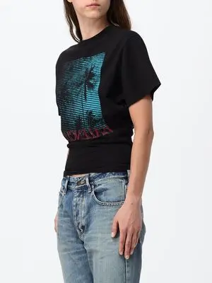 Balenciaga Sunset Palms" Cropped T-shirt