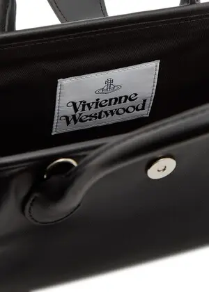 VIVIENNE WESTWOOD Pamela Small Faux Leather Top Handle Bag