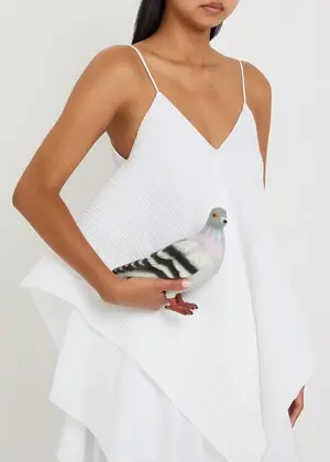 JW Anderson Pigeon Resin Clutch - Grey