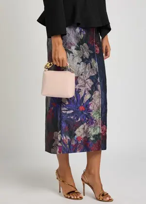 Erdem Bloom Mini Leather Top Handle Bag