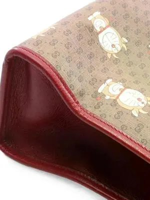 Gucci Gg Supreme Tote Bag With Doraemon Print