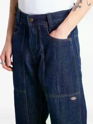 Dickies Panelled Logo-patch Jeans