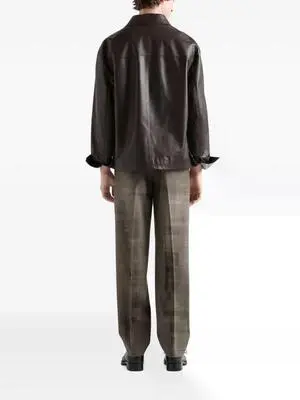 Prada Nappa Leather Shirt