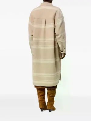 MARANT ETOILE Djila Striped Coat