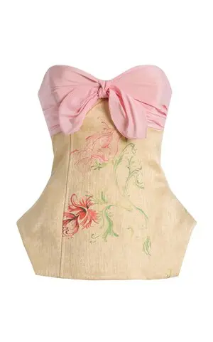 Rosie Assoulin Exclusive Gesundheit Bustier Top - Multi