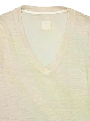 120% Lino V-neck T-shirt