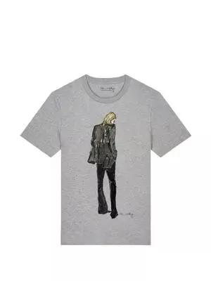 UN-ARTIG Graphic-print T-shirt - Grey