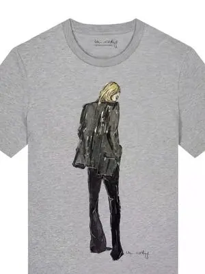 UN-ARTIG Graphic Print Crewneck T-shirt