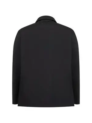 JIL SANDER Single-breasted Patch-pocket Jacket - Black