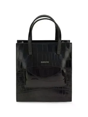 HIDESINS Pocket Croc-effect Tote Bag