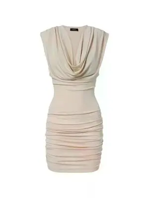 Wardrobe.NYC Matte Ruched Mini Dress
