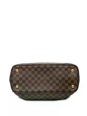 LOUIS VUITTON 2014 Damier Ebene Ascot Satchel