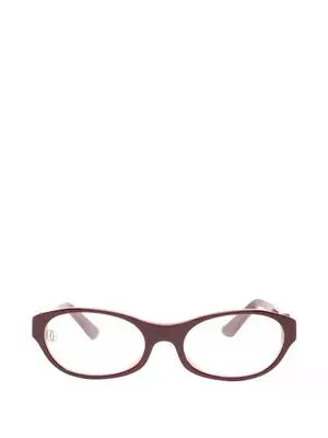 Cartier Alice Oval-frame Glasses