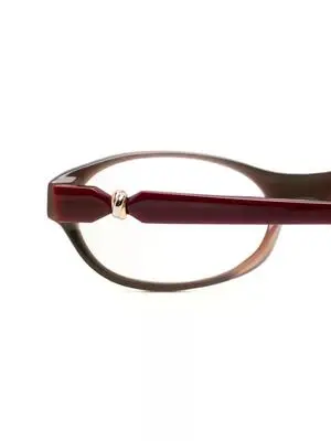 Cartier Alice Oval-frame Glasses