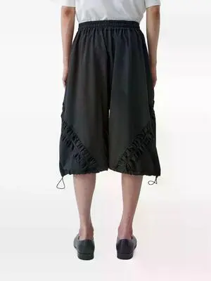 SAGE NATION Fossil Ruched Panel Shorts